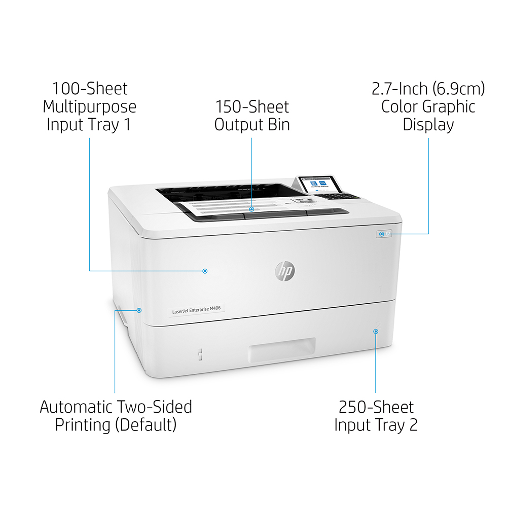 Hp Laserjet Enterprise M406dn 3Pz15a , HP Laserjet Enterprise M406dn ...